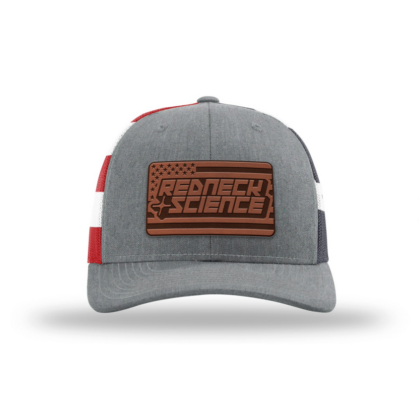Redneck Science Leather Patch Hat RWB – WestenGW
